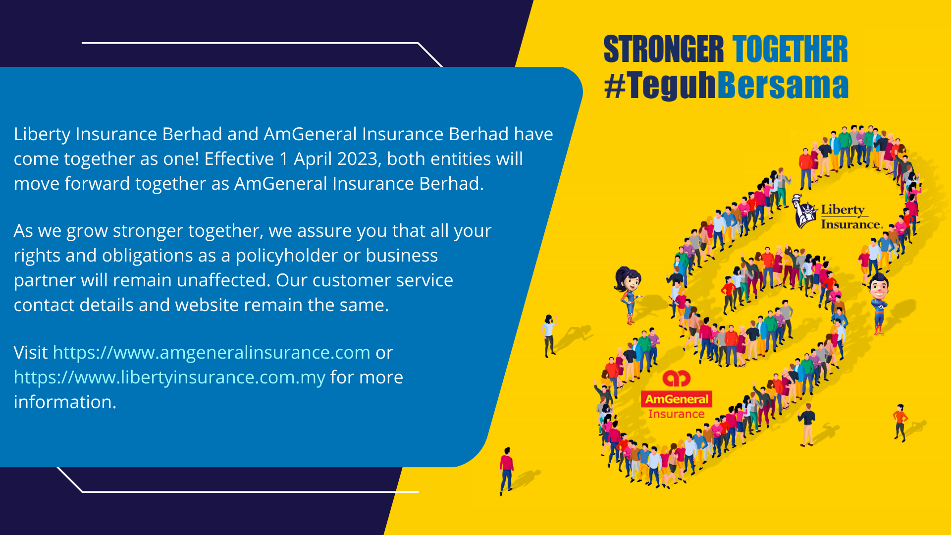 remain the same for further details on the merger visit https www ...