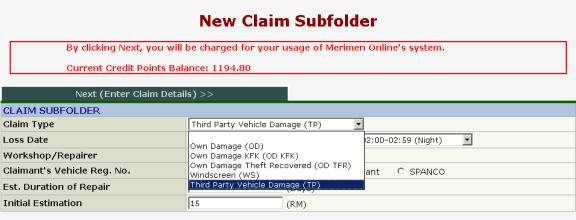 TP Insurer where claim is made against